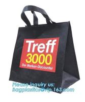 China Custom Logo Printed Laminated PP Non Woven Bag 80gsm Promotional Gift Tote for sale