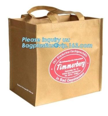 China Custom PP Laminated Non Woven Shopping Bag 80gsm Virgin Polypropylene Eco Friendly Tote for sale