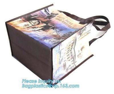 China Laminated PP Non Woven Bag 80gsm Shopping Tote for Promotional Gifts Eco Friendly for sale