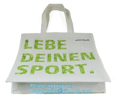 China Eco Friendly PP Non Woven Tote Bag 80gsm Durable Reusable Shopping Bag for Promotional Use for sale