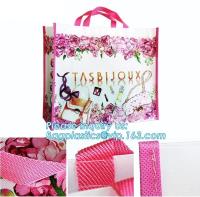 China PP Non Woven Promotional Bag Foldable into Wallet 80gsm for Shopping for sale
