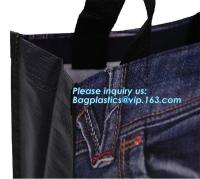 China PP Laminated Non Woven Shopping Bag 80gsm Eco Friendly Reusable Tote for sale