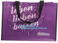 China Wholesale Custom Foldable PP Non Woven Shopping Bag 80gsm Recyclable Promotional Tote for sale