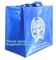 China Custom Logo Printed Non Woven Tote Bag 80gsm PP Shopping Bag Eco Friendly Promotional Gift Bag for sale