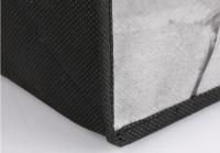 China Custom 80 Gsm Black Laminated Non Woven Bag Promotional Tote for Shopping for sale