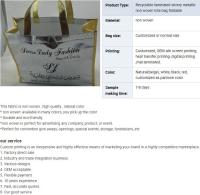 China Recycled Fabric Foldable Non Woven Bag 80gsm PP Laminated Eco Friendly Shopping Tote for sale