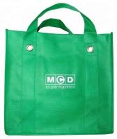 China Custom Non Woven Shopping Bag with Handle 80gsm PP Promotional Reusable Eco Tote Bag for sale
