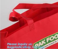 China Customized Laminated PP Non Woven Shopping Tote Bag 80gsm Eco Friendly Promotional Gift for sale