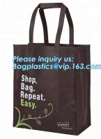 China Laminated Recycled PP Non Woven Bag 80gsm Eco Friendly Shopping Tote for Women for sale