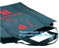 China Laminated Recycled PP Non Woven Bag 80gsm Eco Friendly Shopping Tote for Women for sale