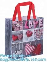 China Laminated Recycled PP Non Woven Bag 80gsm Eco Friendly Shopping Tote for Women for sale