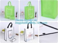 China Custom Printed Recyclable Laminated PP Non Woven Bag 80gsm Foldable Eco Tote for sale