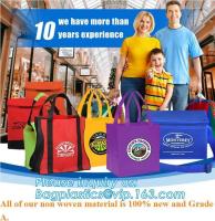 China Customized BOPP Laminated Non Woven Shopping Bag with Handle 80gsm 40x35cm for sale
