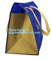 China Custom Eco Friendly Non Woven Shopping Bag with Heat Seal Closure 80gsm for sale