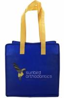 China Custom Eco Friendly Non Woven Shopping Bag with Heat Seal Closure 80gsm for sale