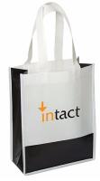 China Custom Cotton Canvas Non Woven Bag 80gsm Eco Friendly Tote with Laminated Finish for sale