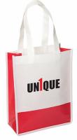 China Custom Cotton Canvas Non Woven Bag 80gsm Eco Friendly Tote with Laminated Finish for sale
