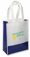 China Custom Cotton Canvas Non Woven Bag 80gsm Eco Friendly Tote with Laminated Finish for sale