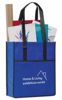 China Custom Non Woven Bag Eco Friendly Tote Bag 80gsm 38x42cm Promotional Shopping Bag for sale