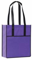China Custom Non Woven Bag Eco Friendly Tote Bag 80gsm 38x42cm Promotional Shopping Bag for sale