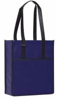 China Custom Non Woven Bag Eco Friendly Tote Bag 80gsm 38x42cm Promotional Shopping Bag for sale