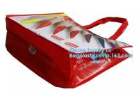 China Custom Laminated Non Woven Shopping Bag Large Capacity 40x35cm Promotional Tote for sale