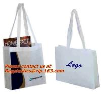 China Recyclable Non Woven Polypropylene Tote Bag 80gsm Custom Logo Eco Friendly Shopping Bag for sale