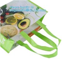 China Custom Printed Non Woven Bag Eco Friendly Reusable Shopping Tote 80gsm for sale