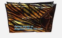 China Custom Printed Non Woven Promotional Shopping Tote Bag with Shoulder Straps Eco Friendly for sale