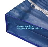 China Eco-Friendly Spunbond PP Non Woven Shopping Bag 80gsm Custom Logo Promotional Giveaway for sale