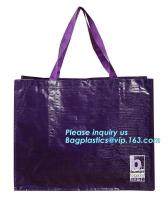 China Custom Printed Eco Friendly Non Woven Shopping Bag 80gsm Recycled PP Tote Bag for Grocery for sale