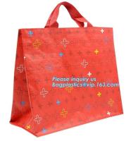 China Custom Foldable Non Woven Bag Promotional Reusable Shopping Tote 80gsm Eco Friendly for sale
