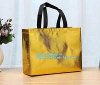 China Custom Printed Non Woven Tote Bag Foldable Shopping Shoulder Bag 80gsm Eco Friendly Reusable for sale