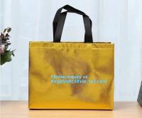 China Custom Printed Non Woven Tote Bag Foldable Shopping Shoulder Bag 80gsm Eco Friendly Reusable for sale