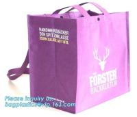 China Custom Logo Printed Non Woven Tote Shopping Bag 80gsm PP Eco Friendly Reusable for sale