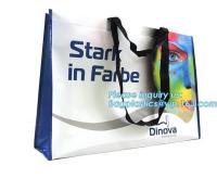 China Custom Logo Printed Laminated PP Non Woven Shopping Bag 80gsm Eco Friendly Promotional Tote for sale