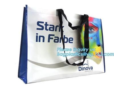 China Custom Logo Printed Laminated PP Non Woven Shopping Bag 80gsm Eco Friendly Promotional Tote for sale