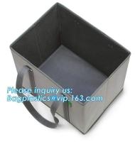 China Custom Fabric Storage Box Cotton RPET Box 30x20x15 cm for Home Office Laundry Organization for sale