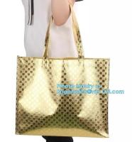 China Custom Wholesale Ultrasonic Heat Sealed Non Woven Tote Bag 80gsm Full Auto Machine Made Shopping Bag for sale