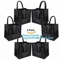 China Custom Color Eco Friendly Recyclable Non Woven Grocery Bag 80gsm PP Material for sale