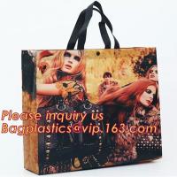 China Custom Non Woven Tote Bag 80gsm PP Shopping Bag with Logo for Supermarket Promotional Gift for sale