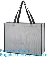 China Custom Laminated Non Woven Tote Bag 80GSM Eco Friendly Shopping Bag with Logo for sale