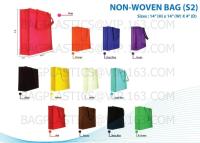 China 80gsm Non Woven Grocery Shopping Tote Bag 35x15x45cm Reusable Heavy Duty PP Bag for sale
