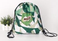 China Foldable Reusable Shopping Bag 190T Polyester Custom Printed Promotional Tote 54x40cm for sale