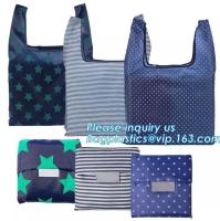 China Reusable Polyester Foldable Shopping Bag with Zipper Fruit Shape Tote 54x40x40cm 70g for sale