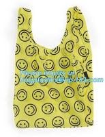China Foldable Ball Shopping Bag 190T Polyester Reusable Grocery Bag 54x40x40cm Eco Friendly for sale