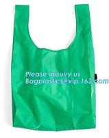 China Foldable Ball Shopping Bag 190T Polyester Reusable Grocery Bag 54x40x40cm Eco Friendly for sale