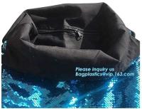 China Foldable Ball Shopping Bag 190T Polyester Reusable Supermarket Bag 54x40x40cm for sale