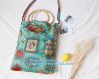 China Reusable Foldable Shopping Bag 600D Polyester Nylon Supermarket Tote 54x40x40cm for sale