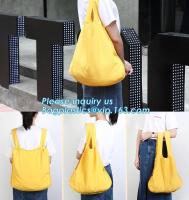 China Foldable Ball Shopping Bag 190T Polyester Eco Friendly Tote 54x40x40cm Reusable for sale